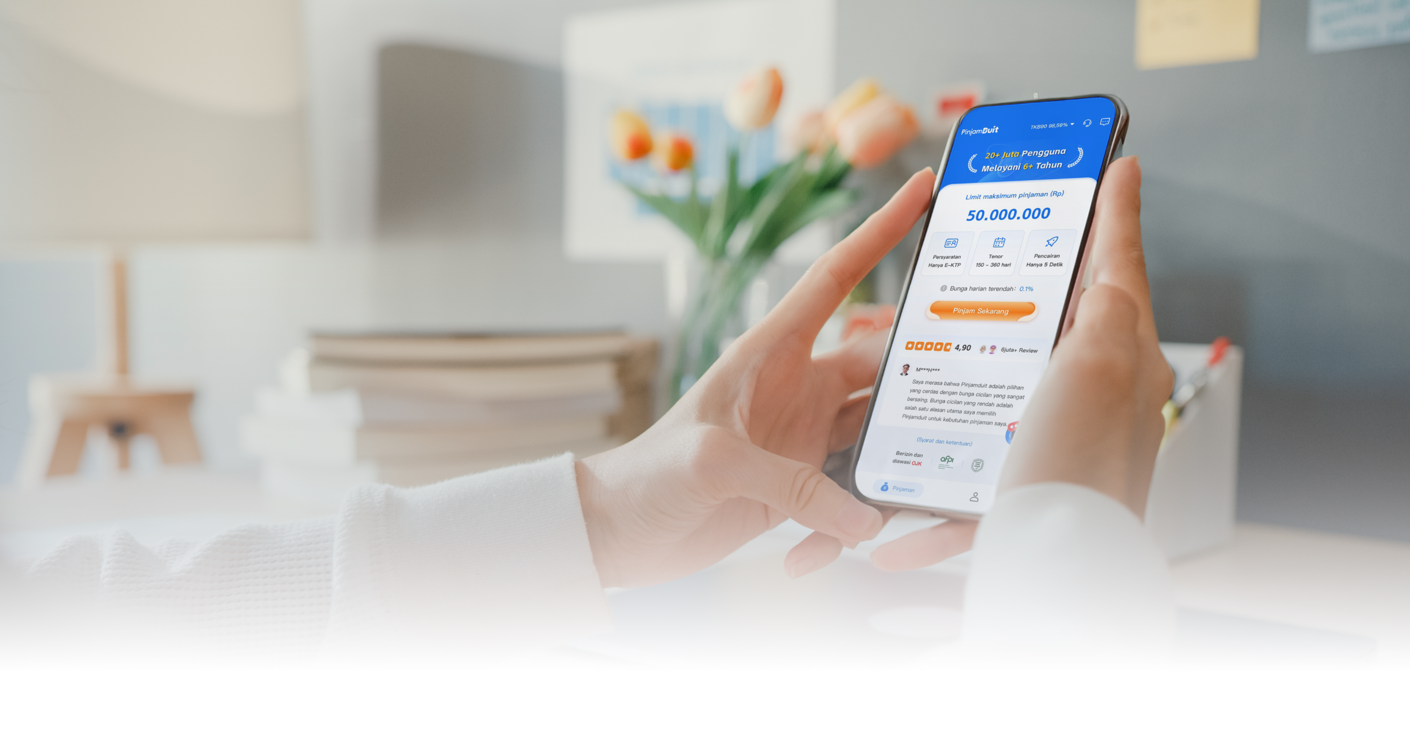 Pinjaman Multiguna Tanpa Agunan, Terdaftar OJK